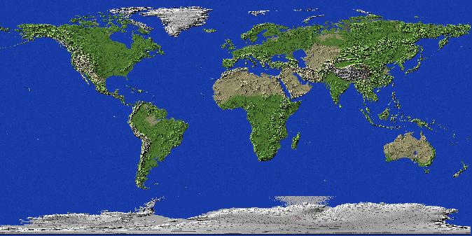 Terra Firma- Terraform of Planet Earth (Over 14 Billion Blocks ...
