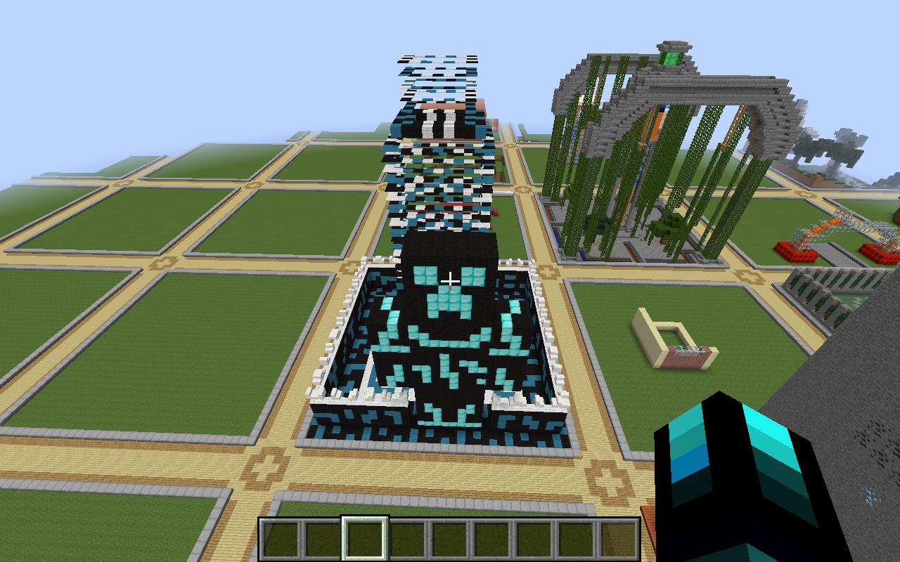 Futuristic Tron Build Minecraft Map