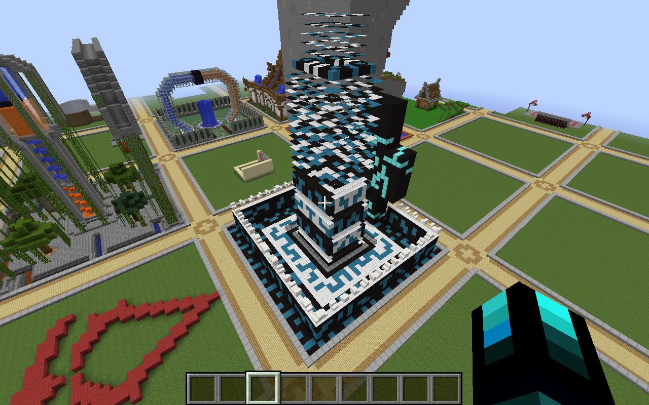 Futuristic Tron Build Minecraft Map