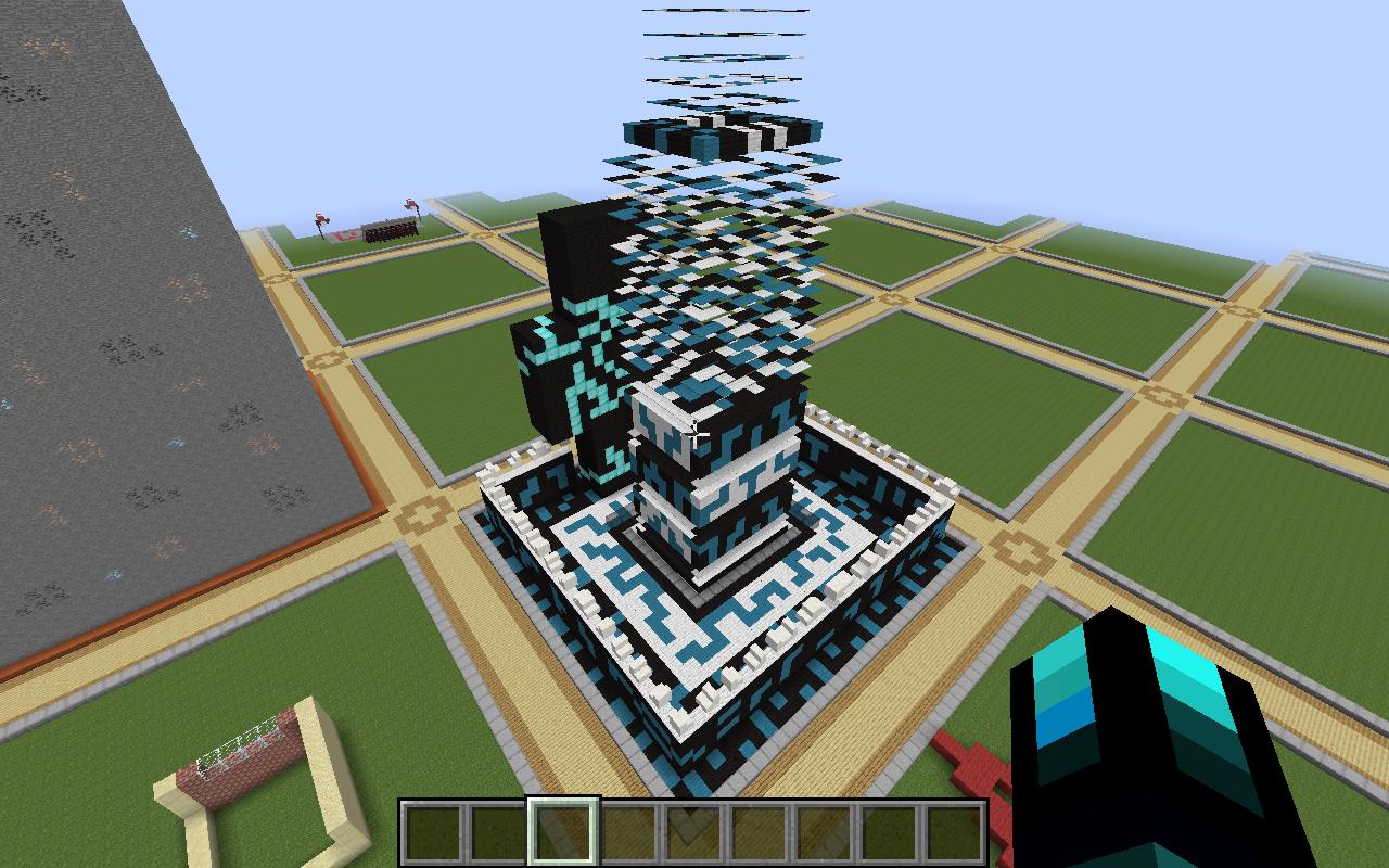 Futuristic Tron Build Minecraft Map