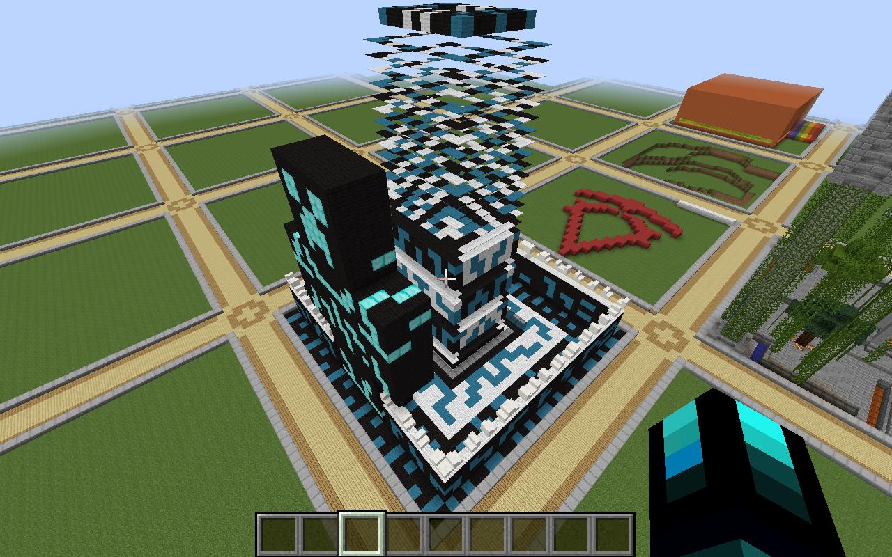 Futuristic Tron Build Minecraft Map