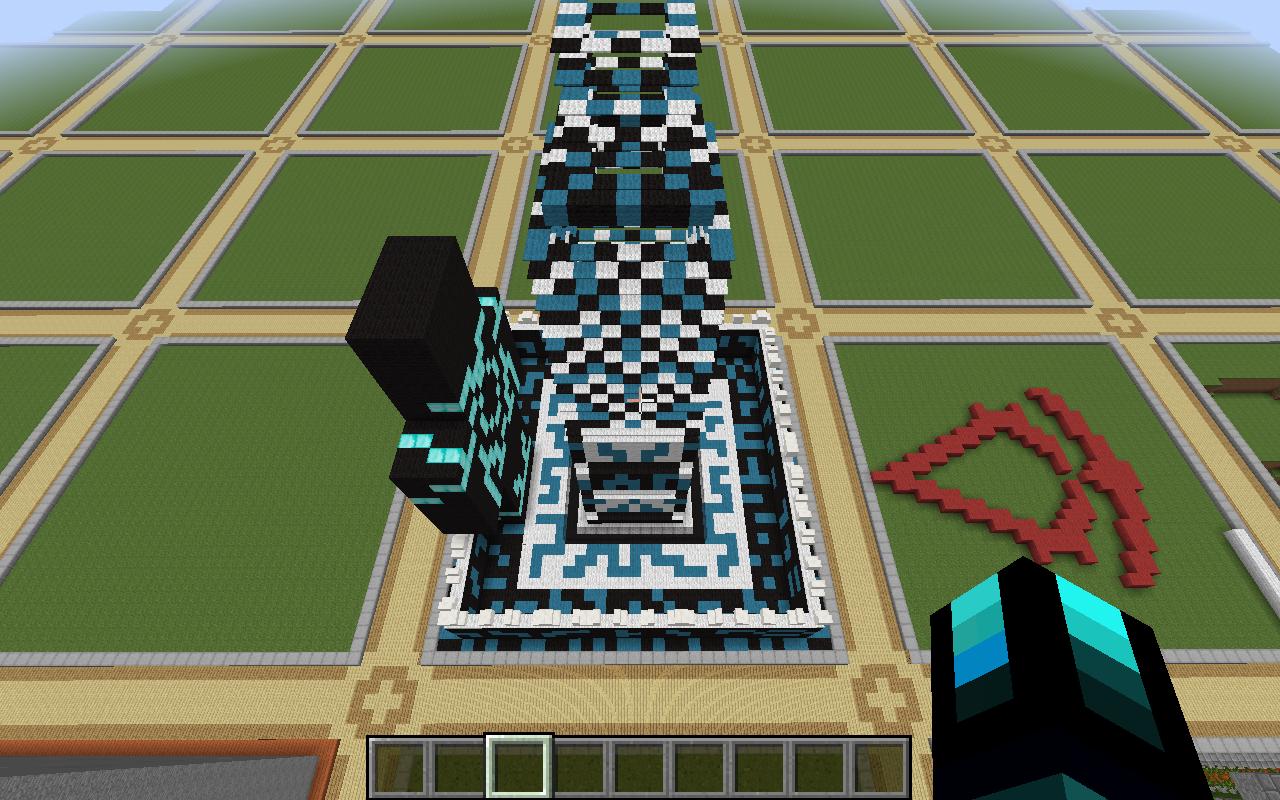 Futuristic Tron Build Minecraft Map