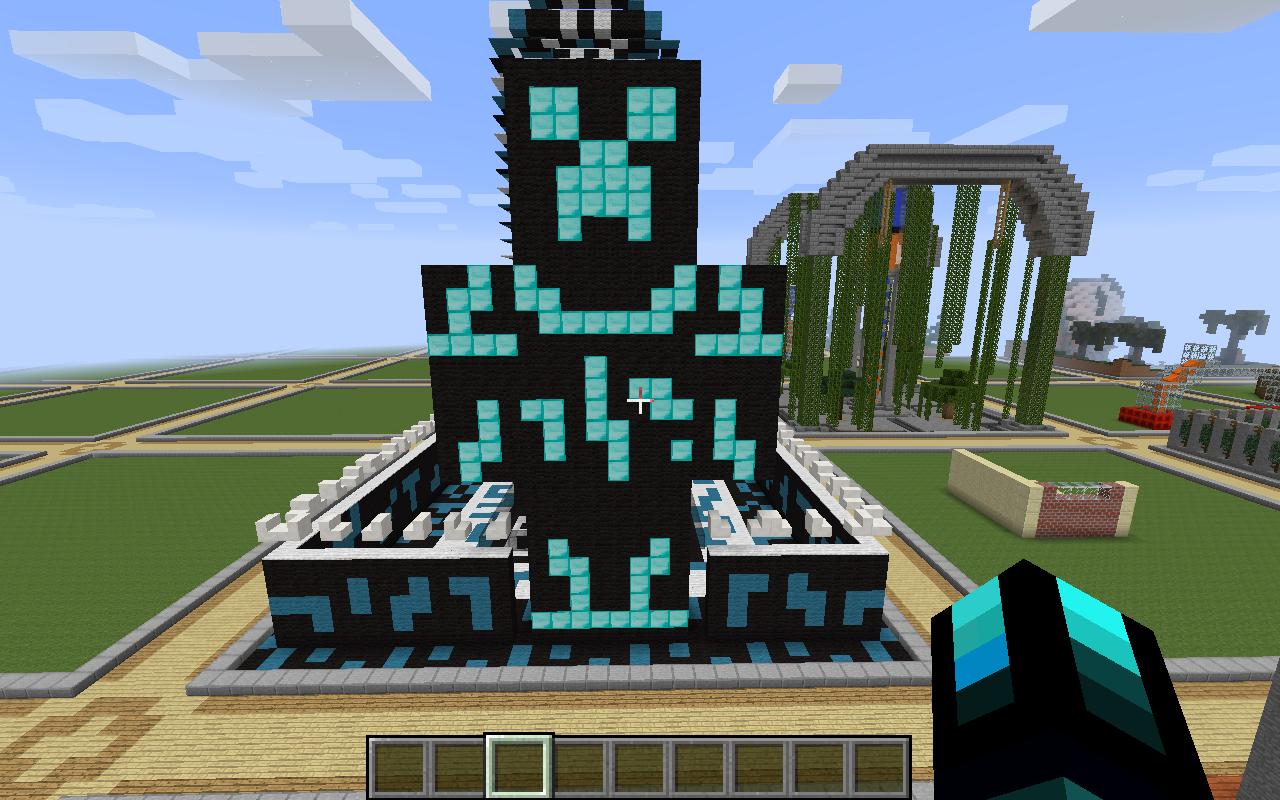 Futuristic Tron Build Minecraft Map