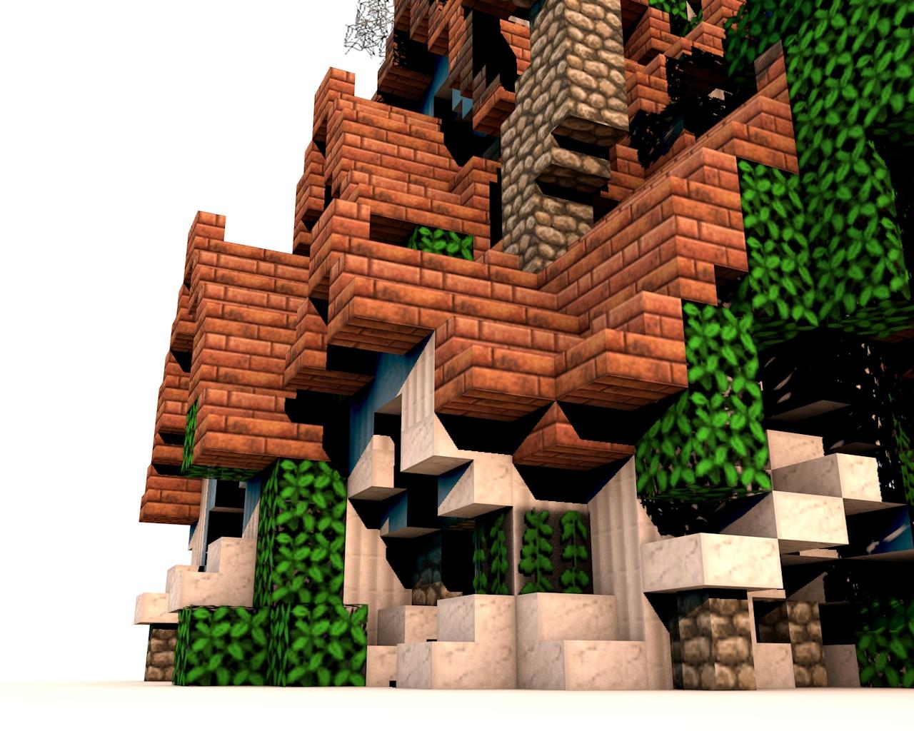 Steampunk/Fantasy House +Download Minecraft Map
