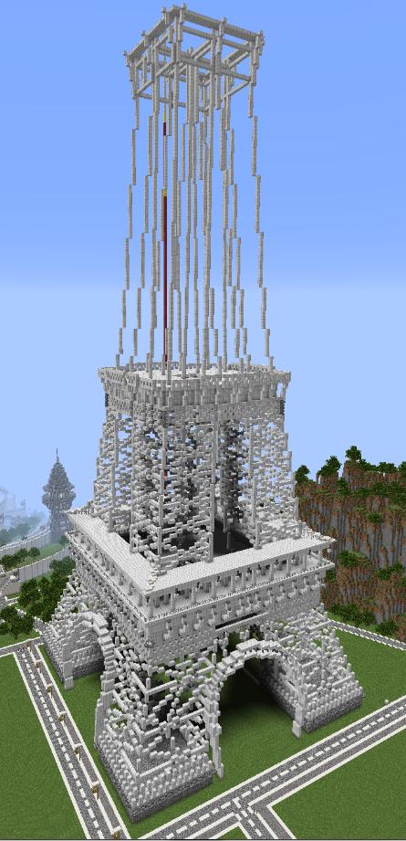 Eiffel-tower Minecraft Map