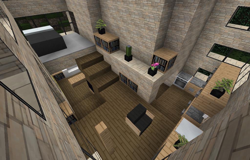 Modern House Minecraft Map