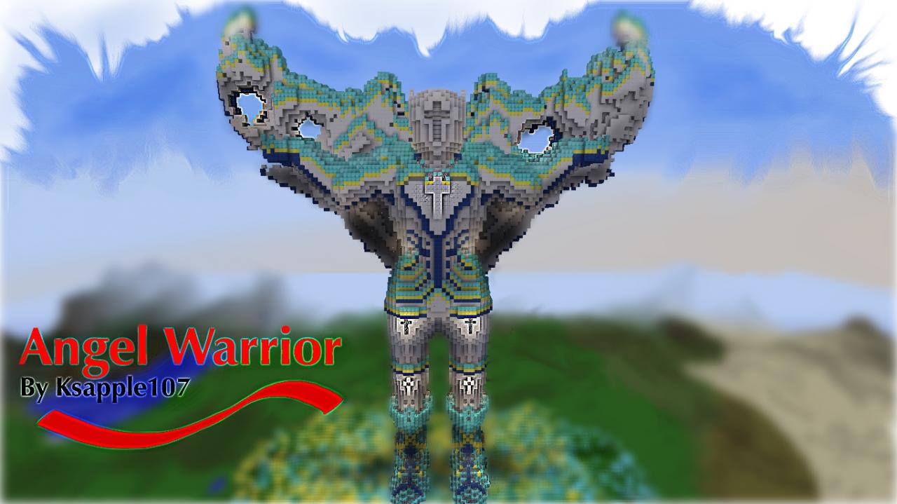 Angel Assassin/Warrior Statue Organics Minecraft Map