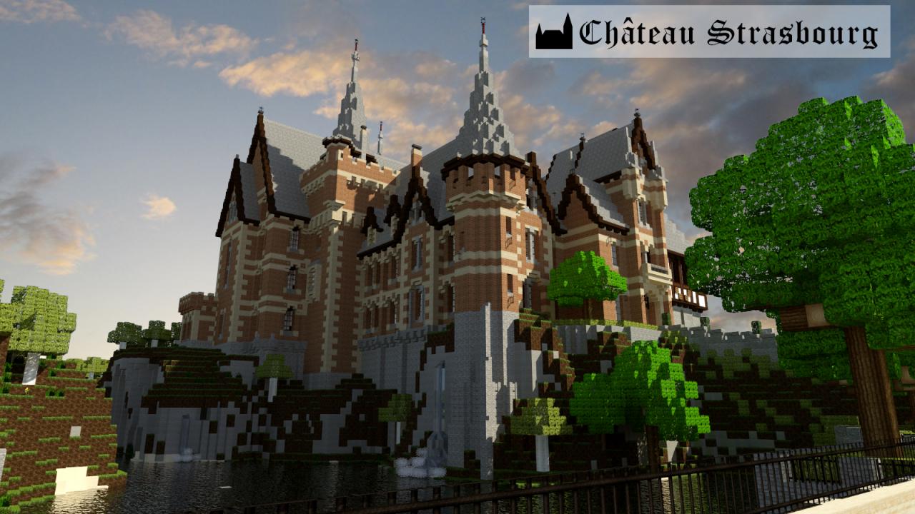 Germanic Castle - Château Strasbourg - World of Keralis Minecraft Map