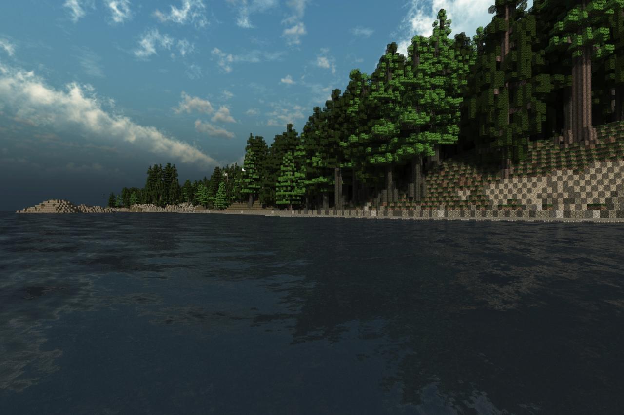 Coastal Island Cinematic map Minecraft Map