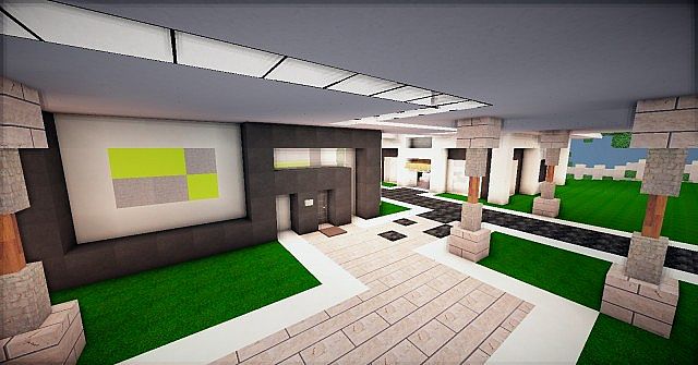 Modern Get Away Minecraft Map