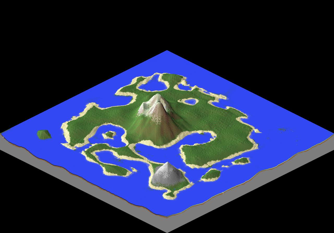 The Hidden Island Minecraft Map