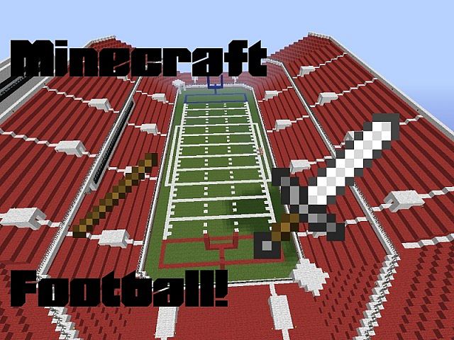 Minecraft Football Mini-Game! Minimum of 4 people! Minecraft Map