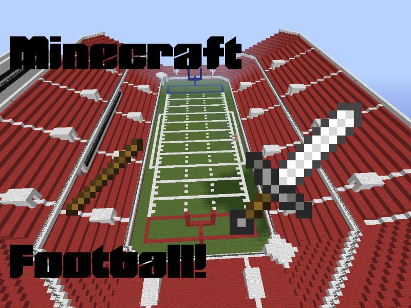 Minecraft Football Mini-Game! Minimum of 4 people! Minecraft Map