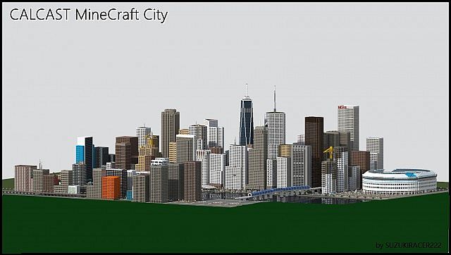 CalCast Minecraft City By Suzukiracer222 Minecraft Map