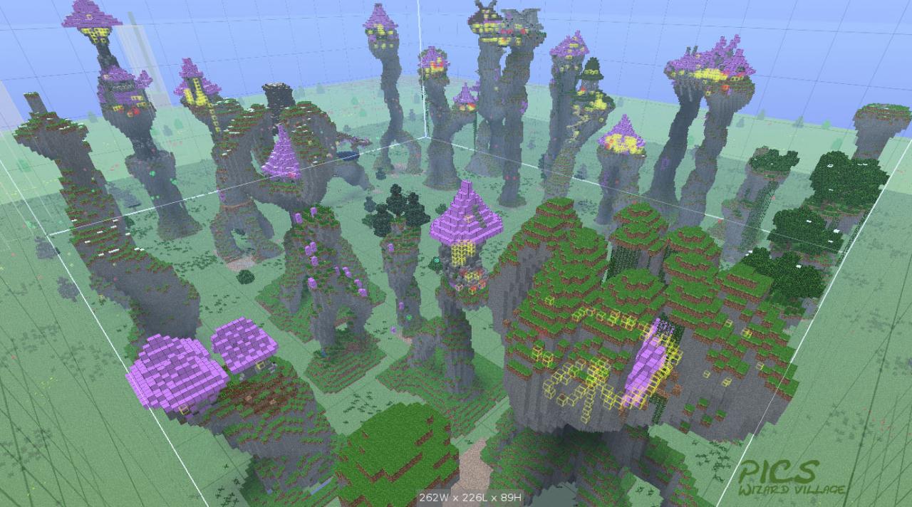 Peaks Wizard Minecraft Map