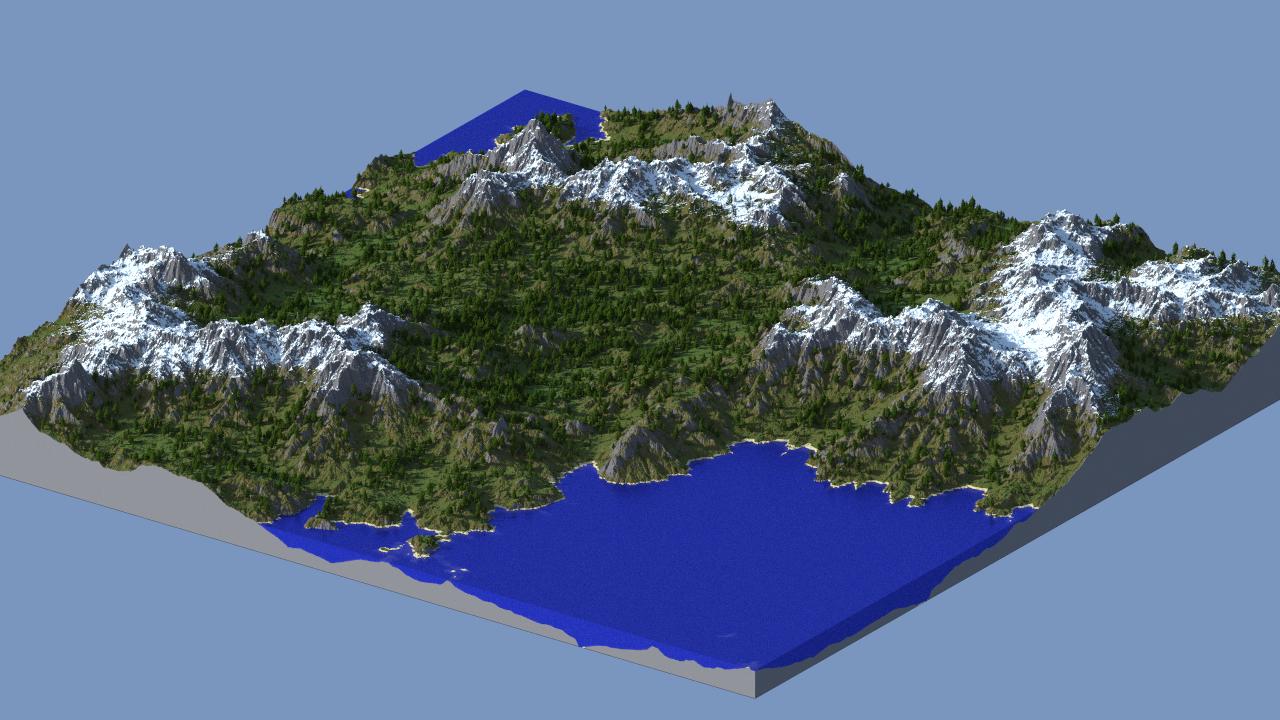 Mentula - World Machine/World Painter Collab Minecraft Map