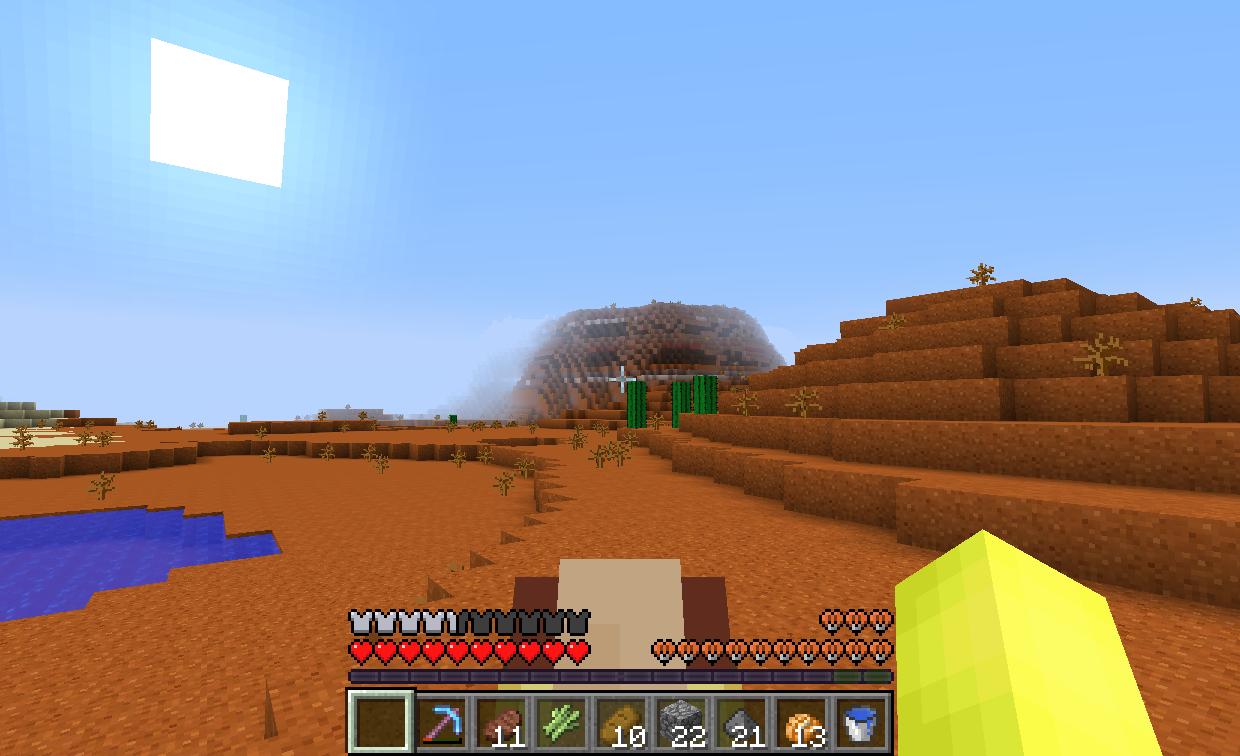 Mesa Biome House Minecraft Map