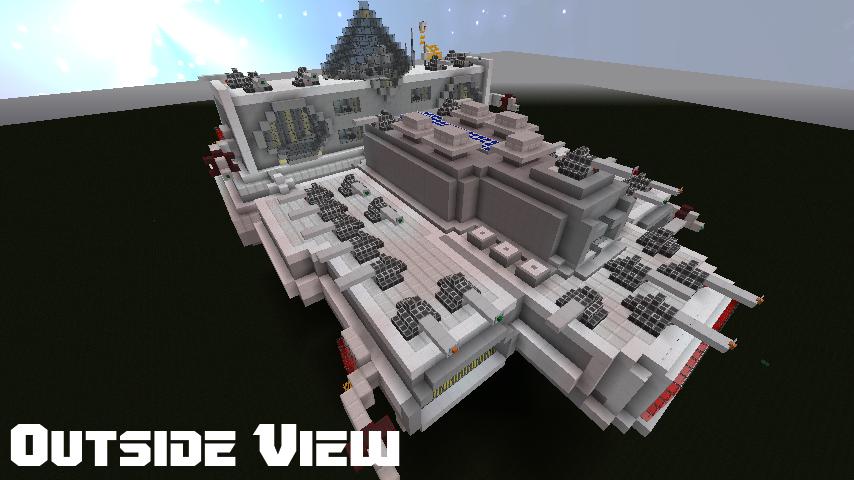 Sci-fi Spaceship: Hexus [1.7.4] Minecraft Map