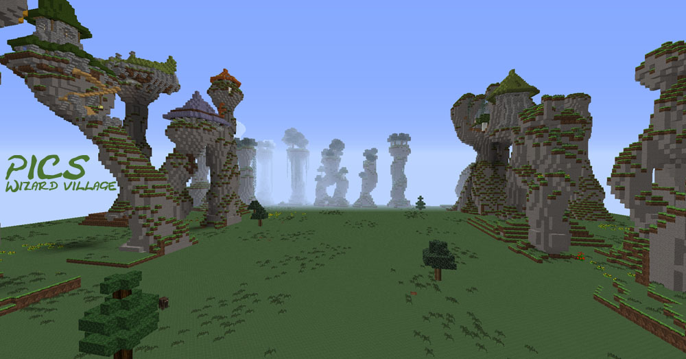 Peaks Wizard Minecraft Map