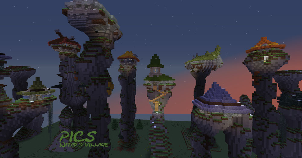 Peaks Wizard Minecraft Map