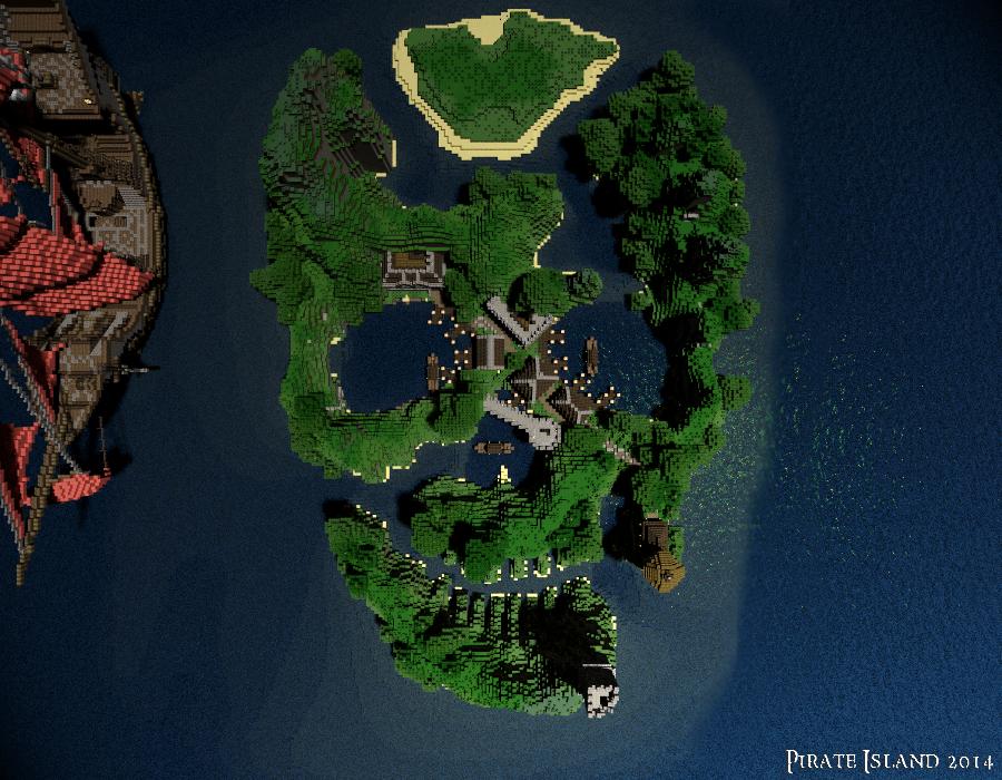 Pirate Island 2014 showcase Minecraft Map
