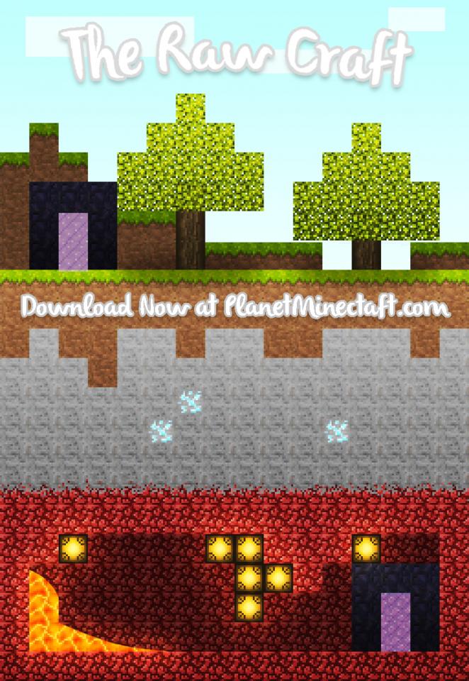 RawCraft Minecraft Texture Pack