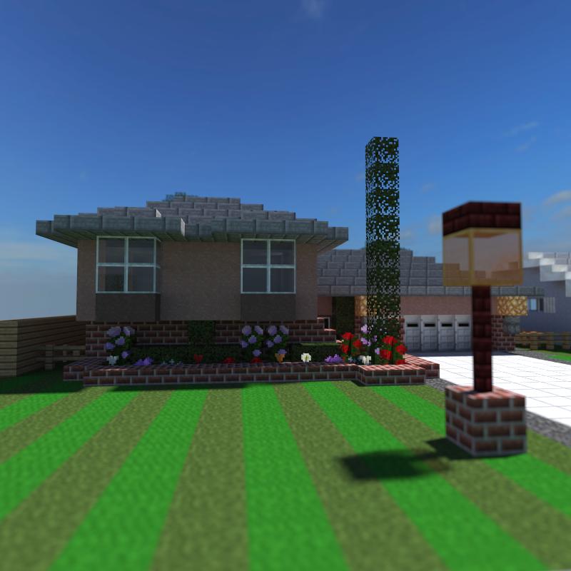 3-Level 1970's Split Level House Minecraft Map