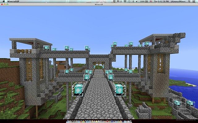 Small Harbour Defence Wall Minecraft Map