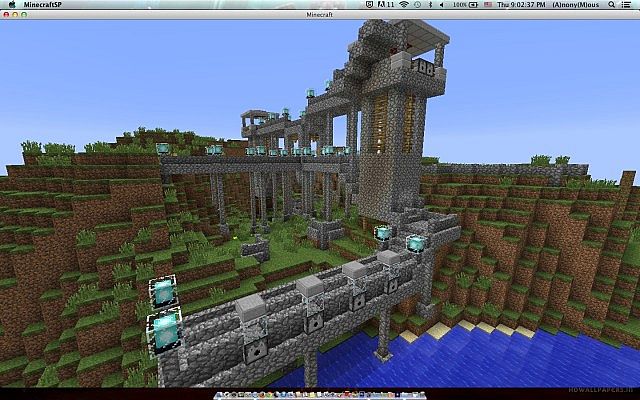 Small Harbour Defence Wall Minecraft Map