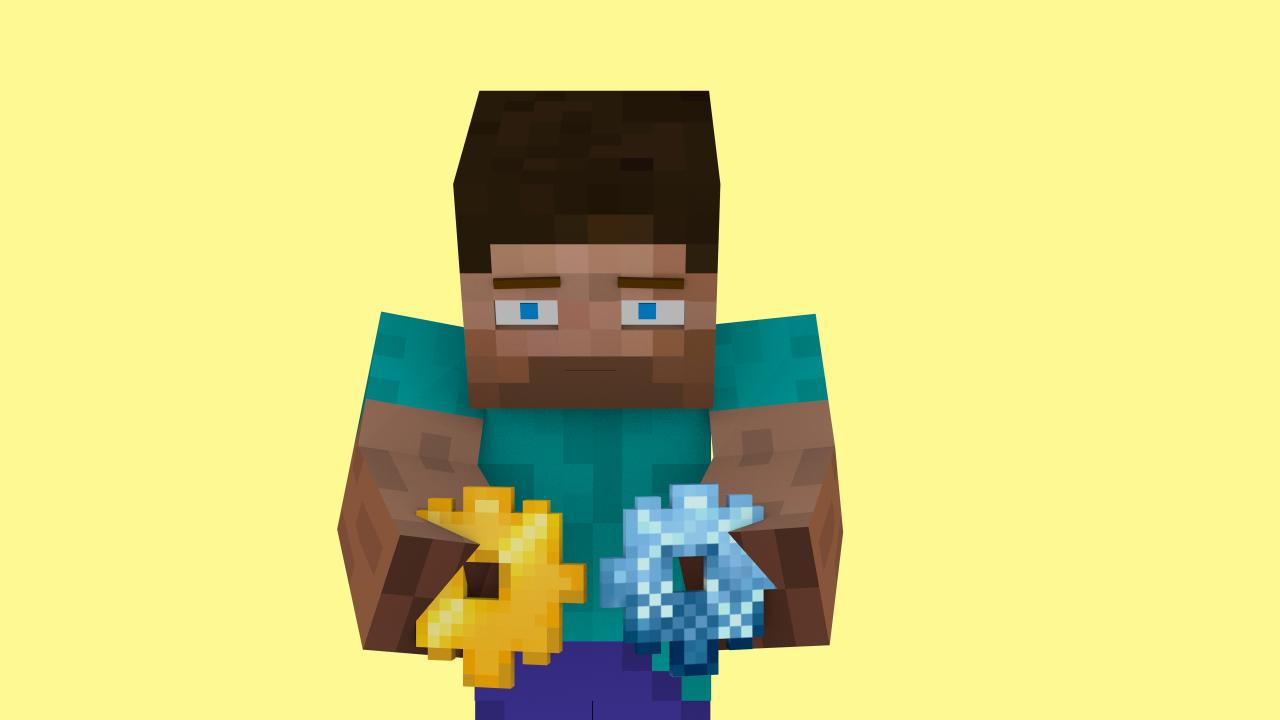 COMPLETELY rigged steve(+face shapekeys)(For Blender Animations ...