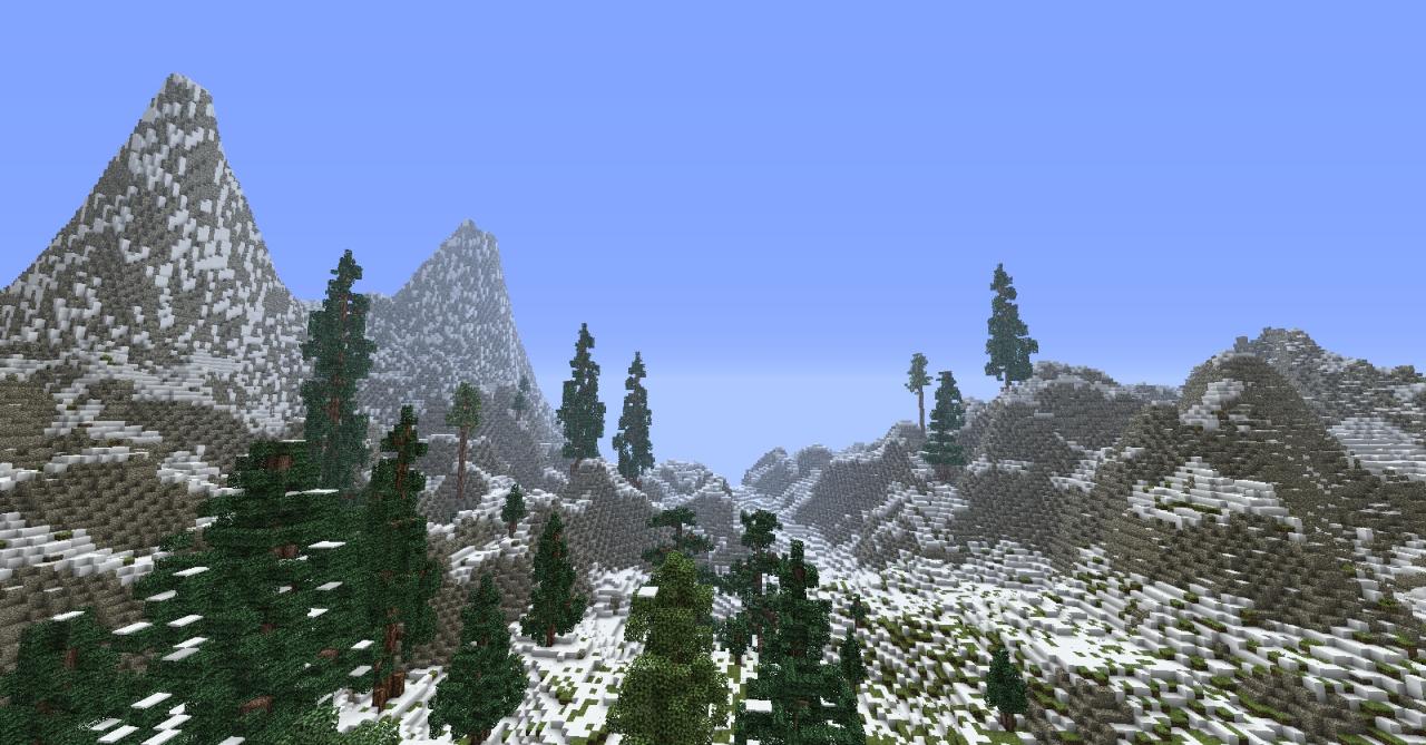 Winter land Minecraft Map