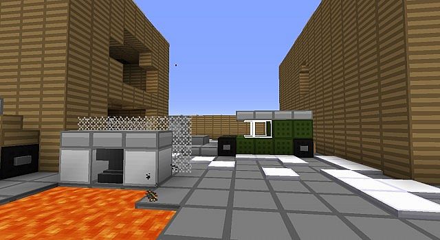 Zombie Survival map (Greeen Run) Minecraft Map