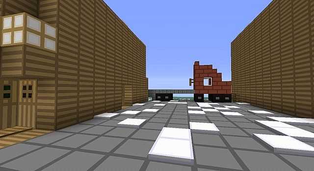 Zombie Survival map (Greeen Run) Minecraft Map