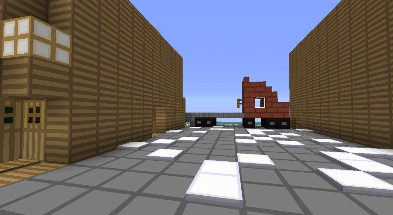 Zombie Survival map (Greeen Run) Minecraft Map