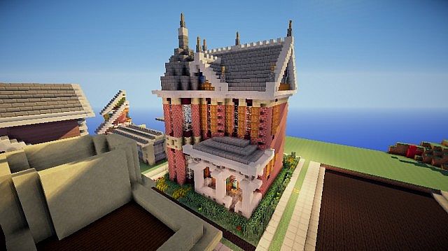 Traditional Build-Off Victorian House Minecraft Map