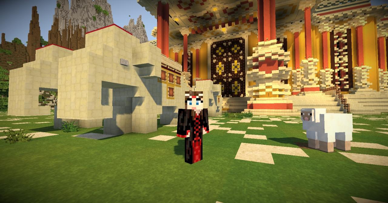 Timelapse : Sharadan - An indian palace [download] Minecraft Map