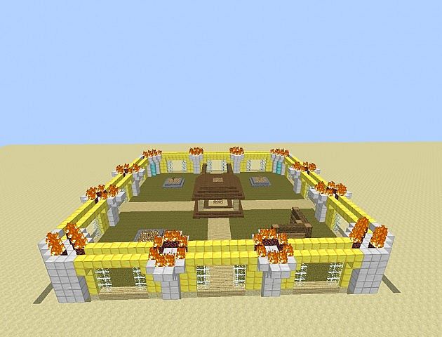 small spawn/hub Minecraft Map