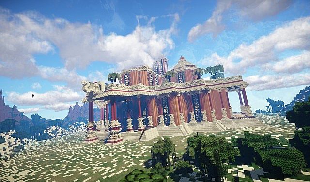 Timelapse : Sharadan - An indian palace [download] Minecraft Map