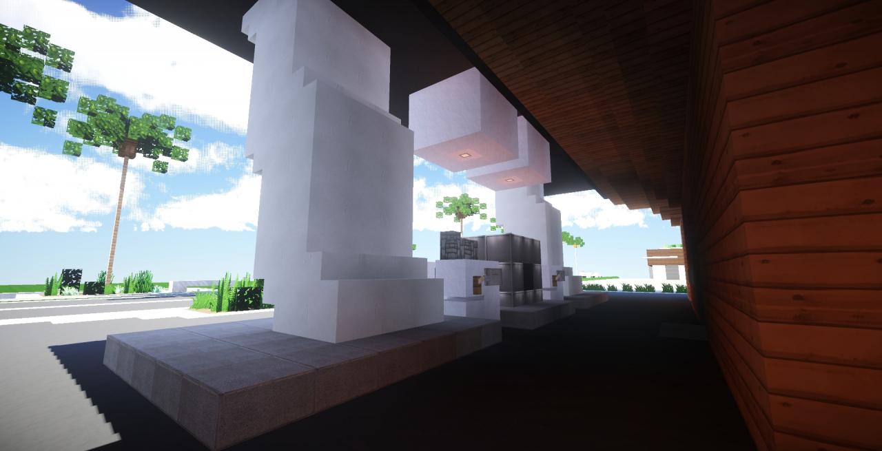 Modern Gas - Station Minecraft Map