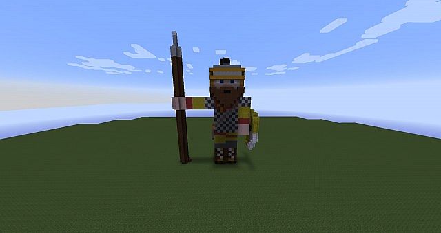 Tribesman / Barbarian Warrior Minecraft Map