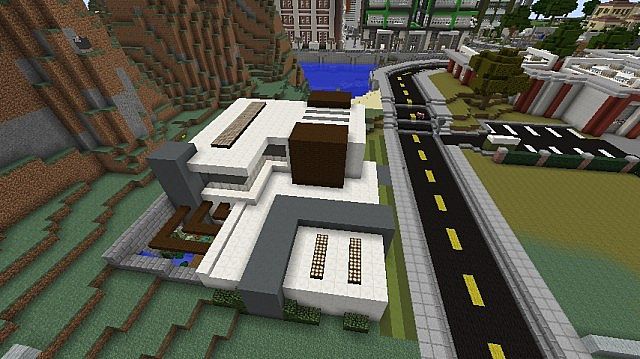 25x25 Modern houses Minecraft Map