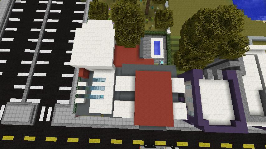 25x25 Modern houses Minecraft Map
