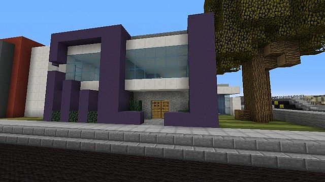 25x25 Modern houses Minecraft Map