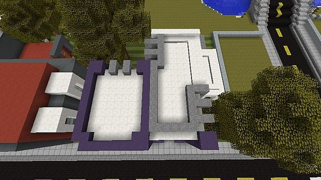 25x25 Modern houses Minecraft Map