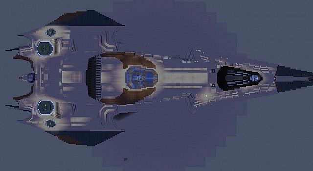 Temporal Science Vessel -Star Trek- U.S.S Destiny NCV-19712 Minecraft Map