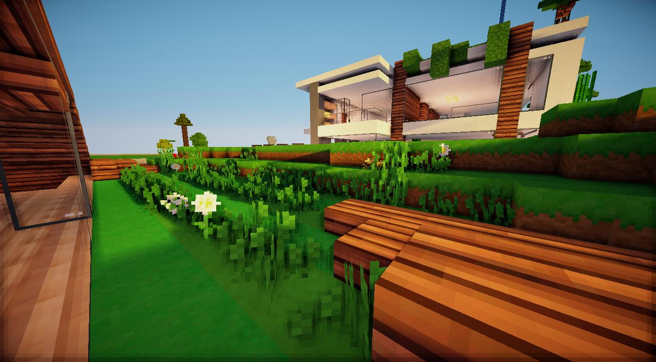 -Oval- A Minimalist Modern House By Electro Minecraft Map