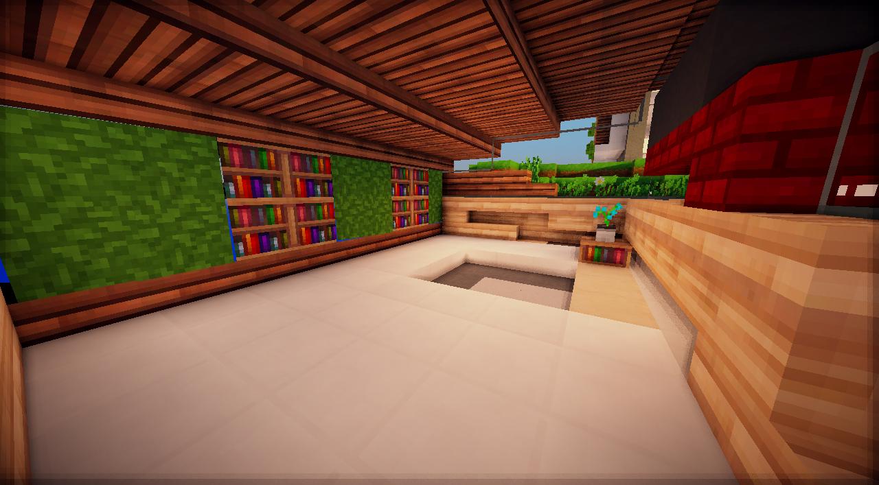 -Oval- A Minimalist Modern House By Electro Minecraft Map