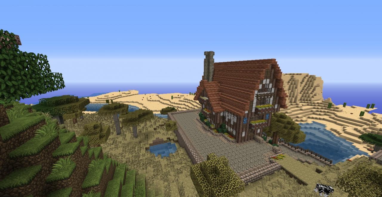 Little Cottage on the River Minecraft Map