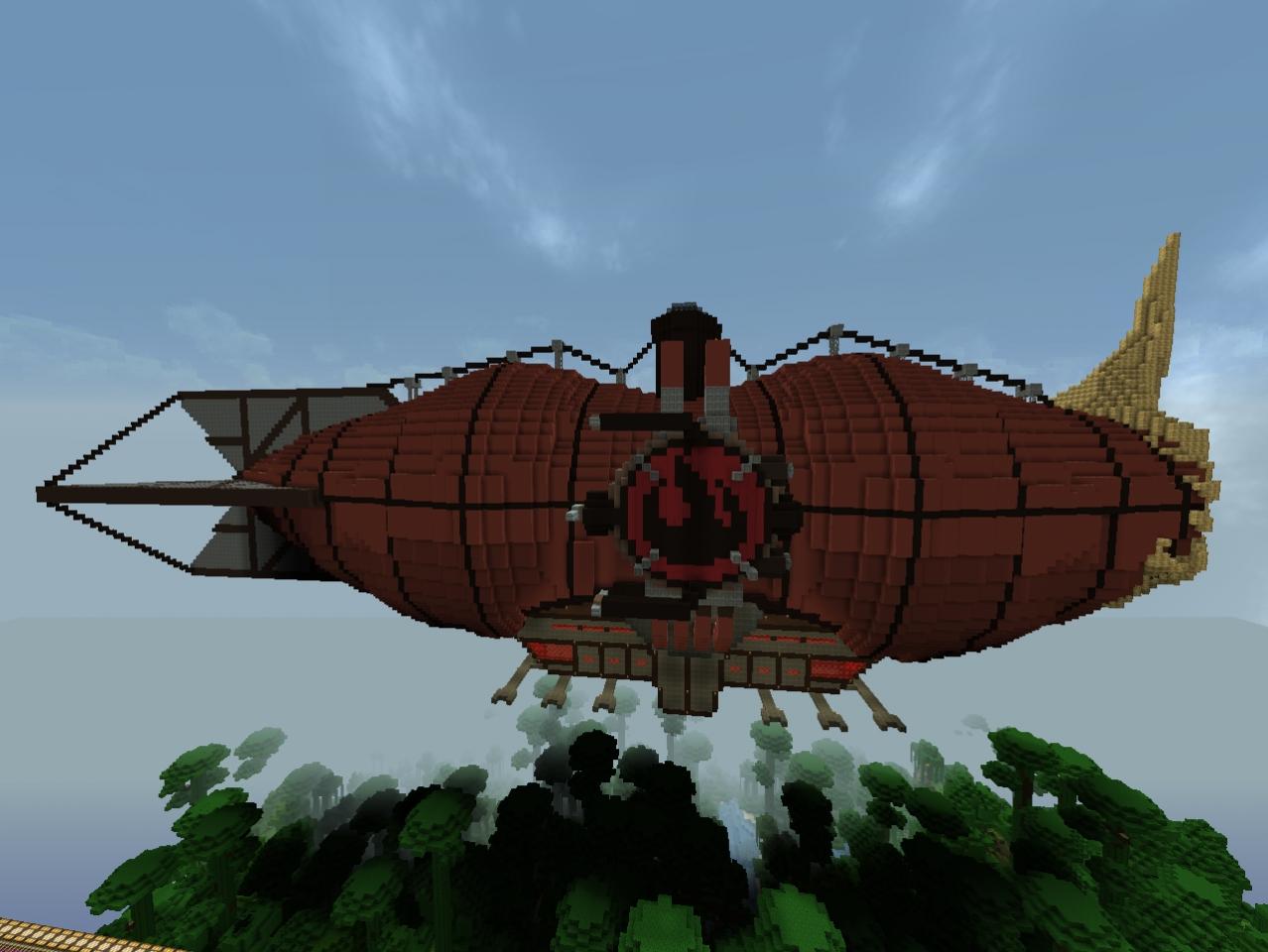 Fire Nation Airship Minecraft Project