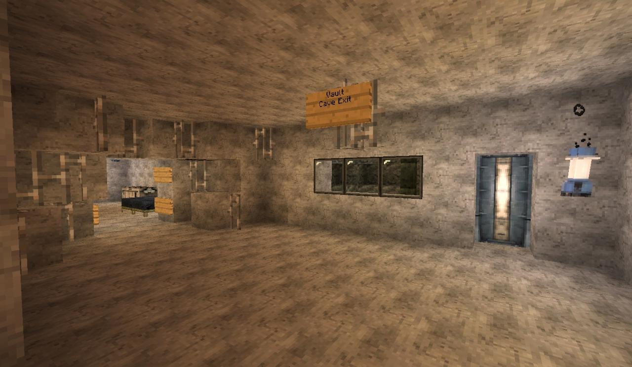 Vault-Tec Vault 53! Inspired by "Fallout". [Technic Pack} Minecraft Map